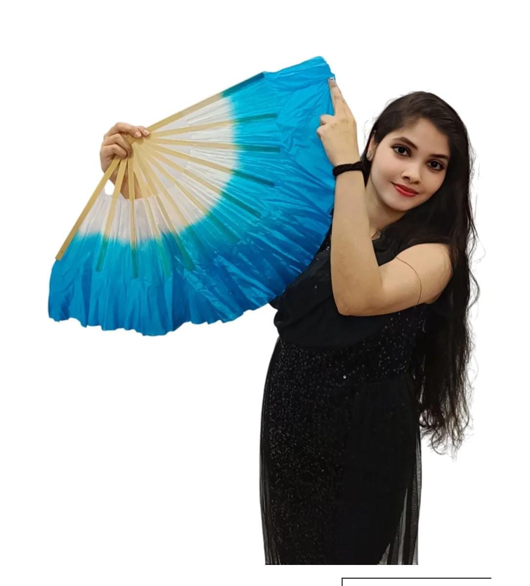 Big size Wooden Fabric Folding hand fans for wedding favours 🎁 and dan ...