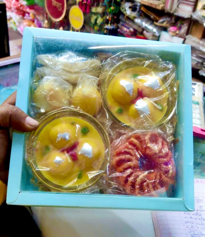 Fancy sweets mithai wax candles for diwali festival wedding return gif ...