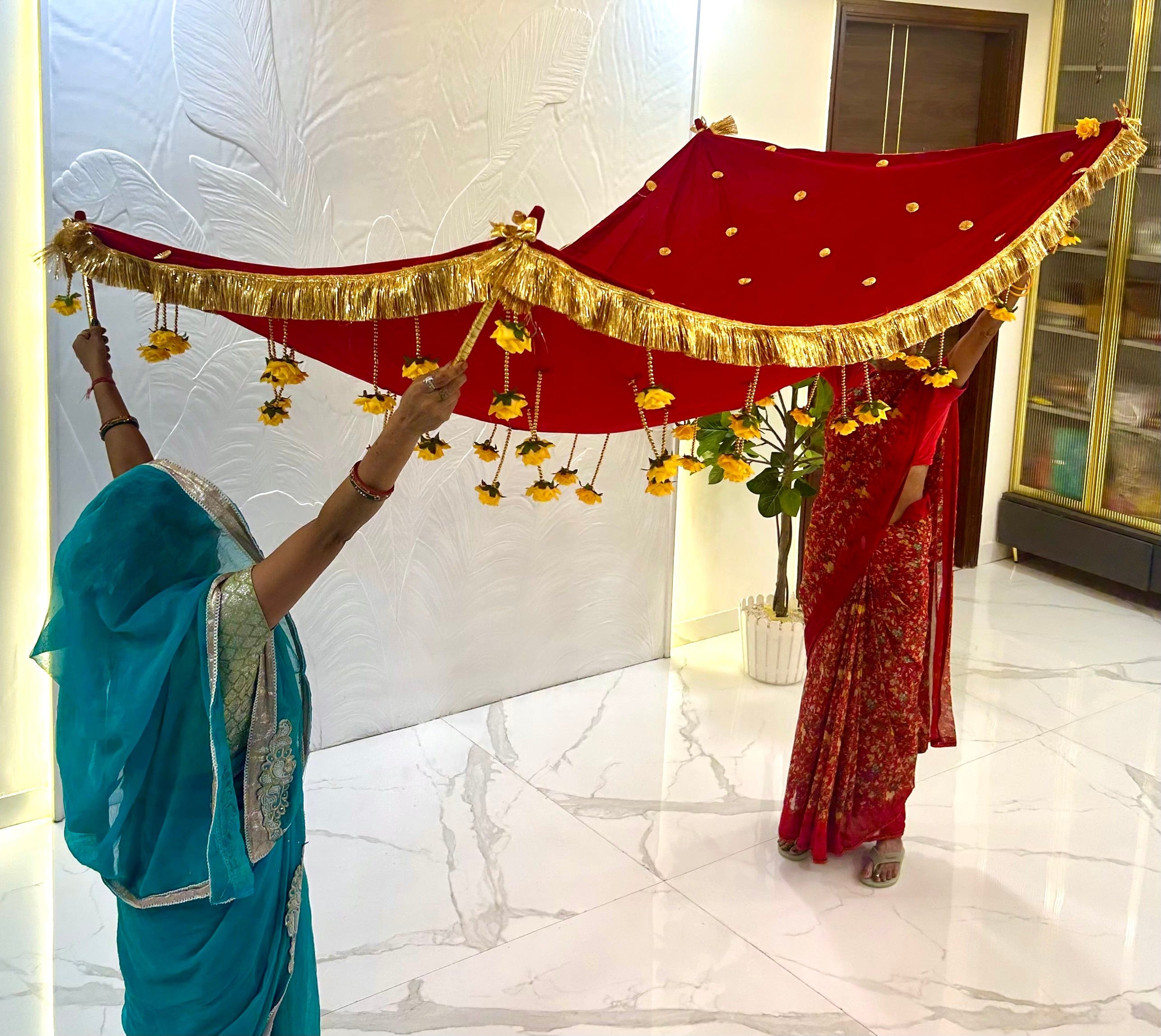 Phoolon ki Chaddar Traditional Indian/Punjabi/Arabi Wedding Bridal Ent ...