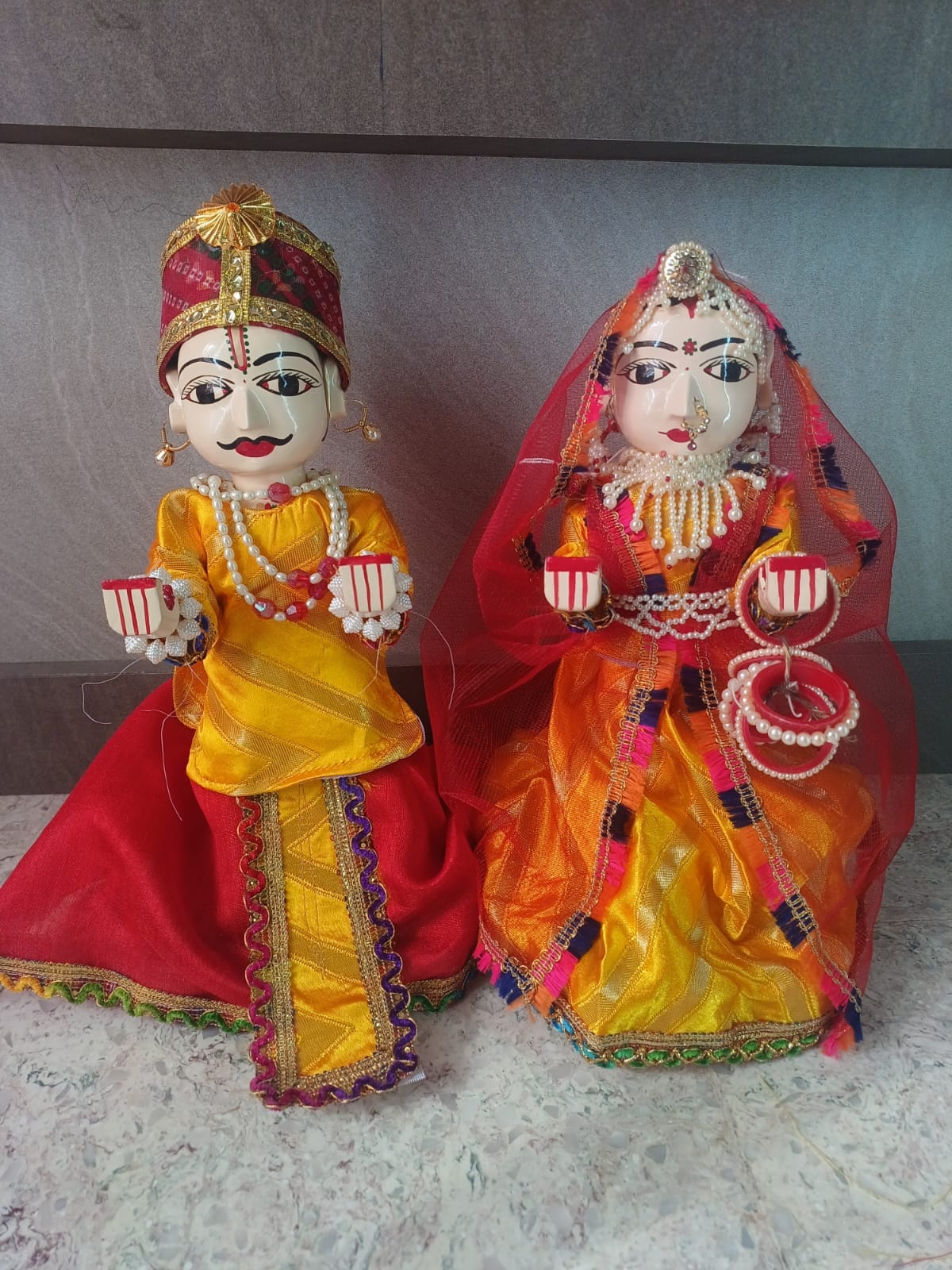 LAMANSH® 24 inch Height Beautiful 😍 Handcrafted Wooden Isar Gangaur Id ...