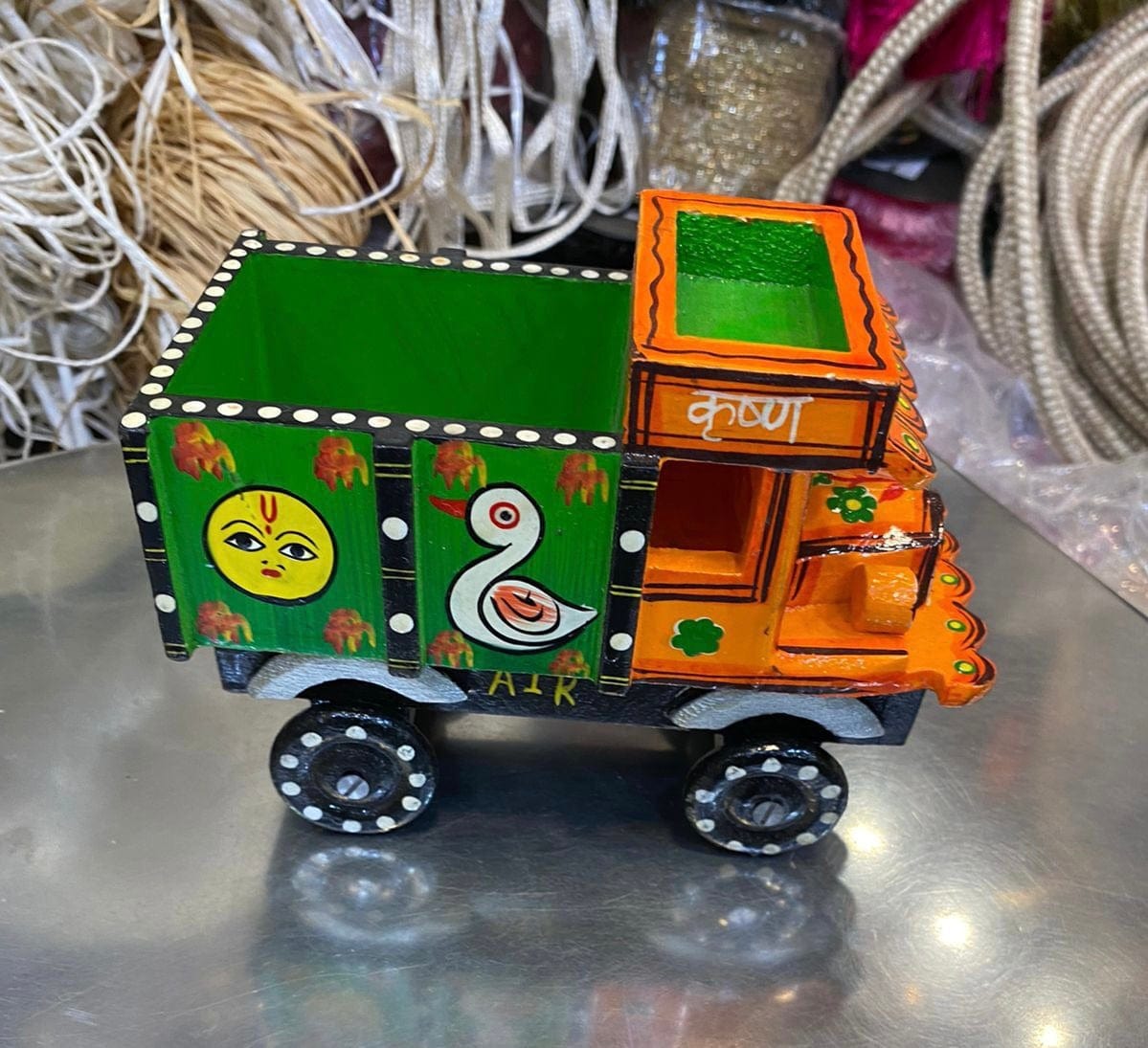 Wooden Handcrafted Vehicles Trucks/Auto/Scooters for wedding event dec ...