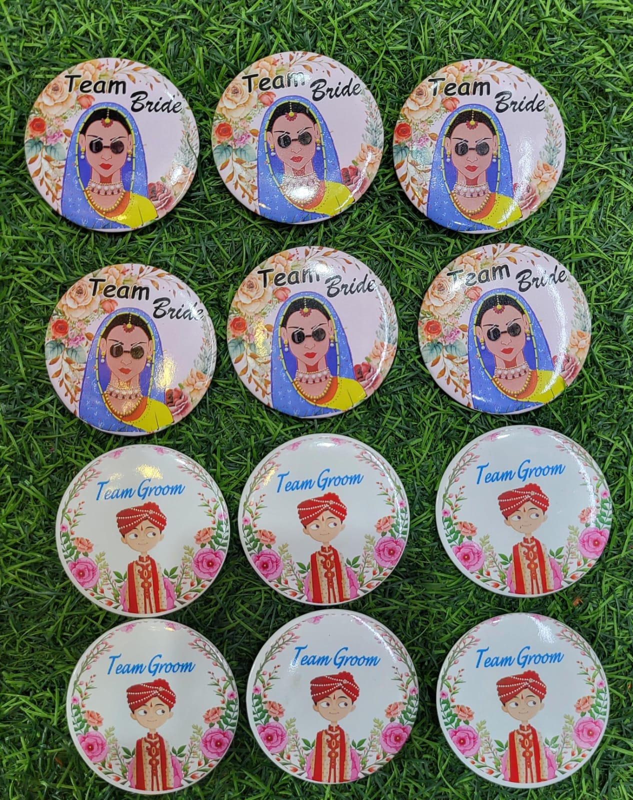 Bride And Groom Emblems Groom Badge 12 Pcs Gentle Groom Badge Team