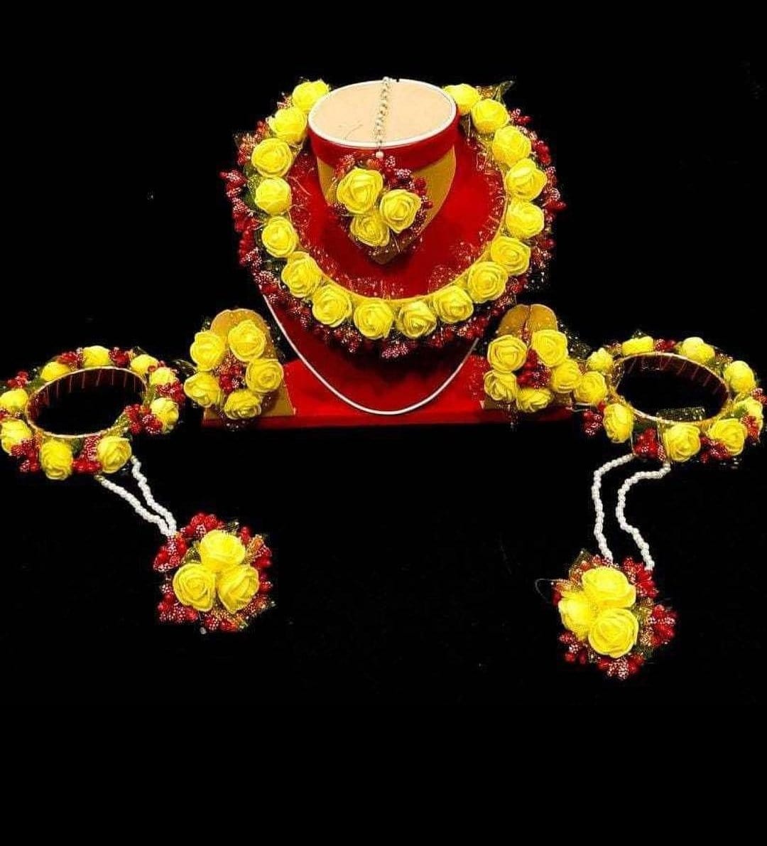 LAMANSH® Special Haldi Mehendi 🌺 Jewellery Set – Lamansh