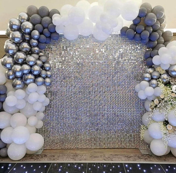 sequin wall panel backdrop