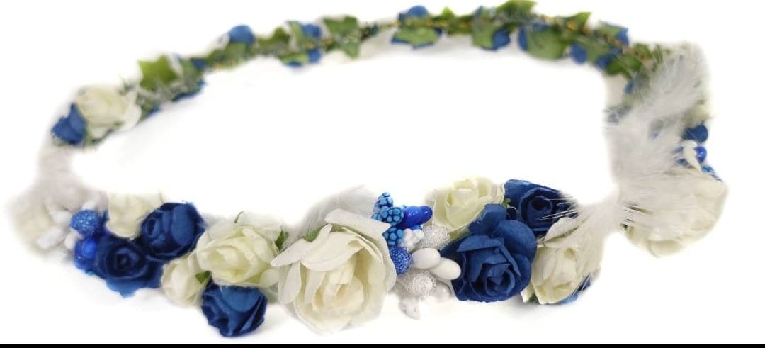 LAMANSH® Elegant Head Tiara for Women & Girls 🌺 / Haldi Set – Lamansh